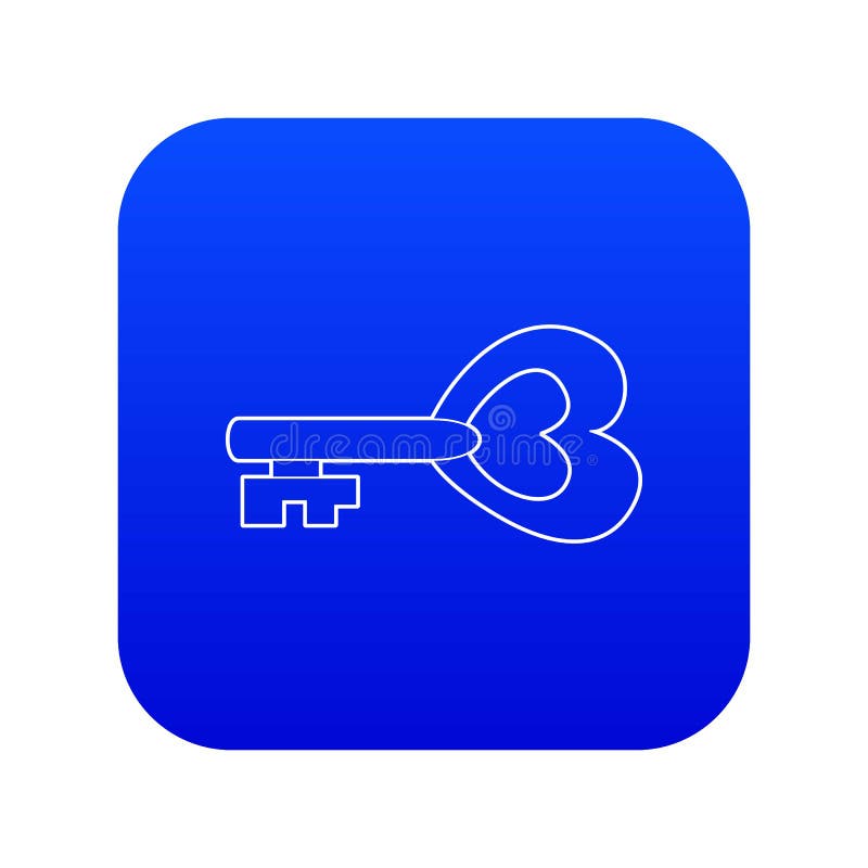 Heart Lock Icon, Simple Style Stock Vector - Illustration of black ...