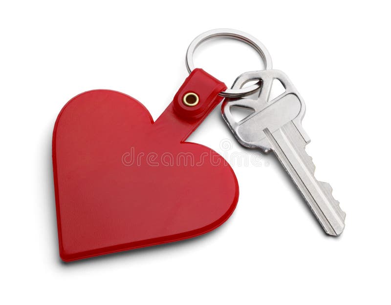 Valentine 3D Heart Three Love Chain Links Pull Stock Illustration ...