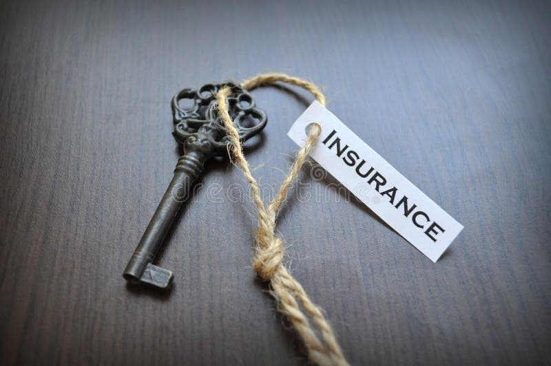 The key to insurance stock photo. Image of happiness - 43101378