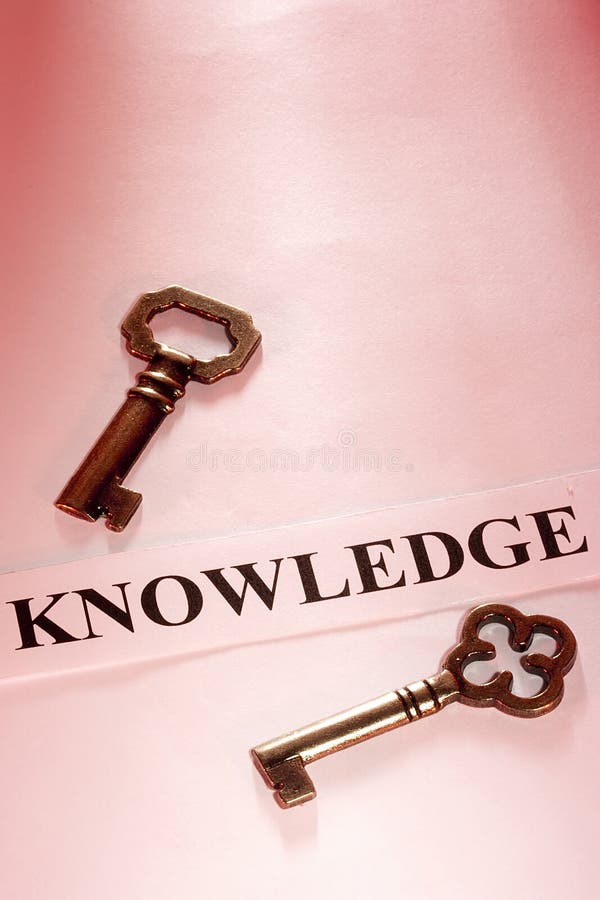 Key to Knowledge stock photo. Image of copy, inspiration - 18461222