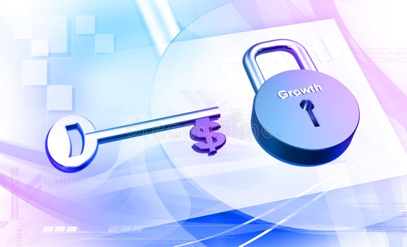Key to money stock image. Image of abundance, lock, opportunity - 32808117