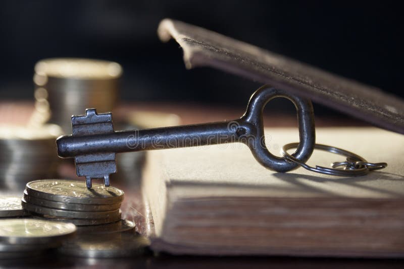 Key to money stock image. Image of security, success - 42264615