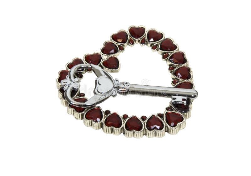 Key to my heart of gems stock photo. Image of silver - 10408918