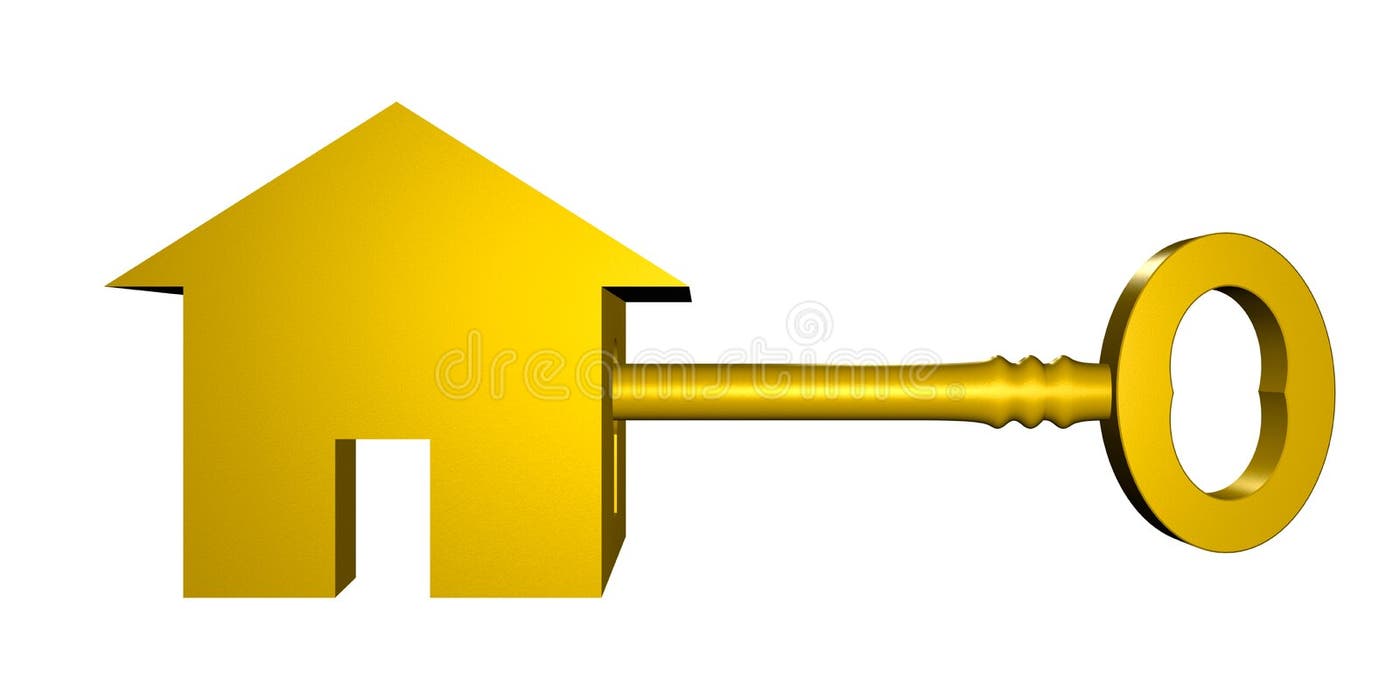 Key To New Home Isolated Stock Illustrations – 327 Key To New Home ...