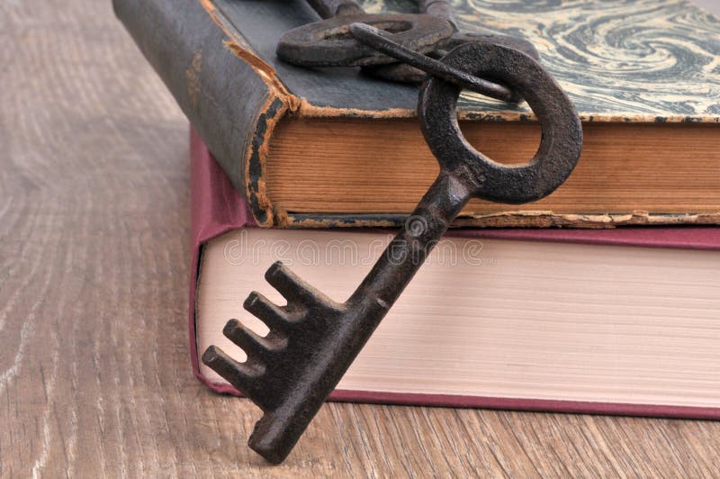 The key to the riddle stock photo. Image of reading - 288494626