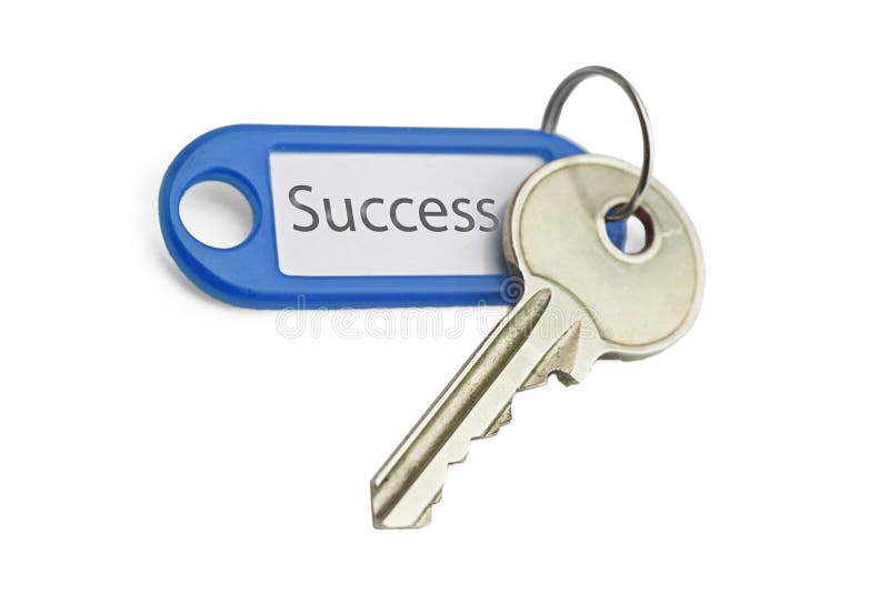 Key to success stock image. Image of silver, determination - 9917251