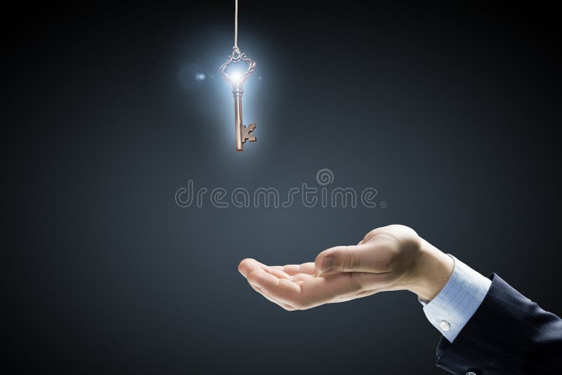 Key to success stock illustration. Illustration of steel - 41866126