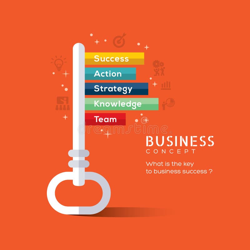 Teamwork Key To Success Stock Illustrations – 866 Teamwork Key To ...