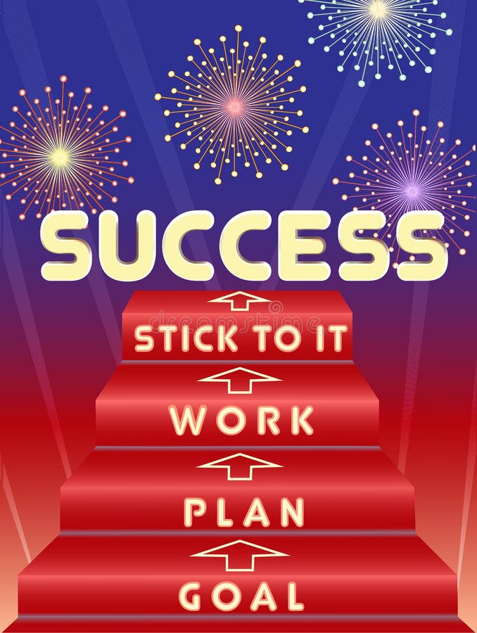Key to success stock vector. Illustration of achievement - 34122083