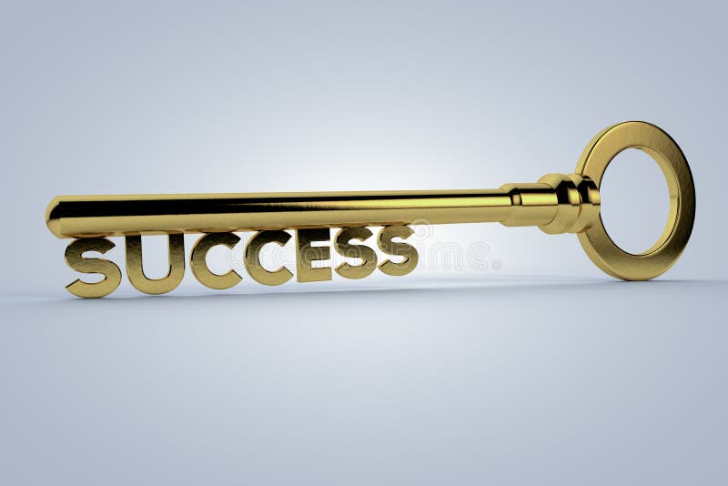 Key to Success stock illustration. Illustration of background - 76354700
