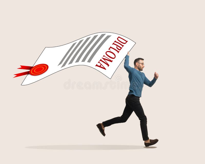 The Key To Success is a Good Education. Stock Photo - Image of diploma ...