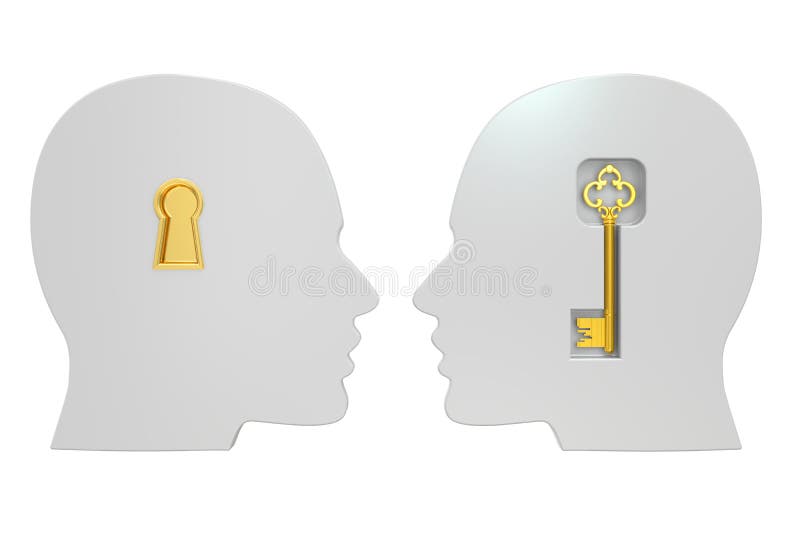 Key To Understanding Concept, 3D Rendering Stock Illustration ...