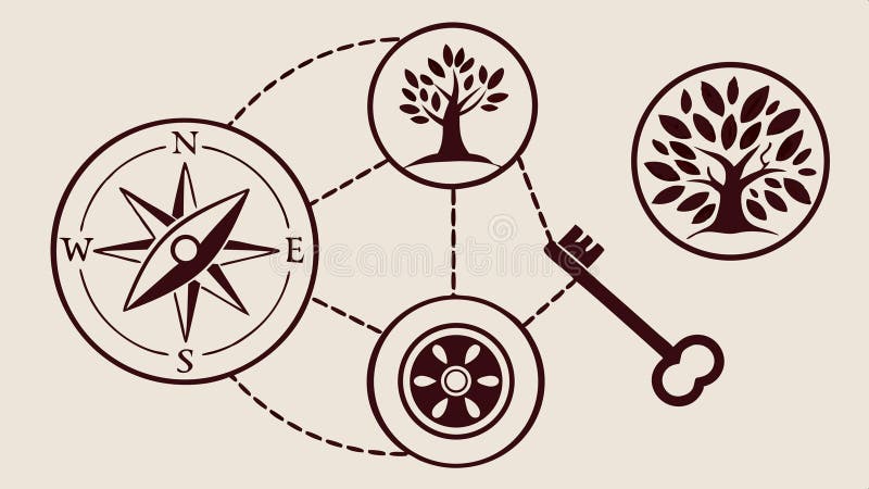 Key and Tree of Knowledge, Learning Symbol, Education Concept, Wisdom ...