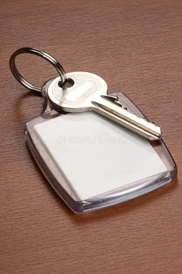 Key with a trinket stock image. Image of ring, metal - 18256141