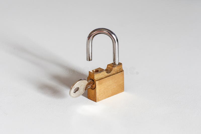 Key & Unlock stock photo. Image of prohibited, macro - 88170930