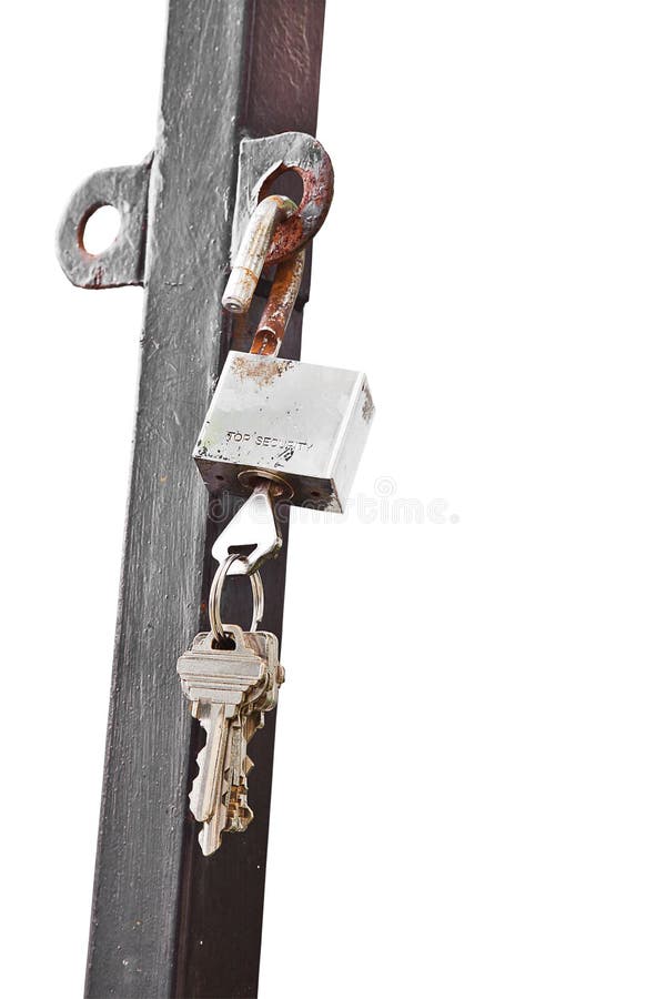 Key and Unlocked Open Padlock Stock Photo - Image of single, access ...