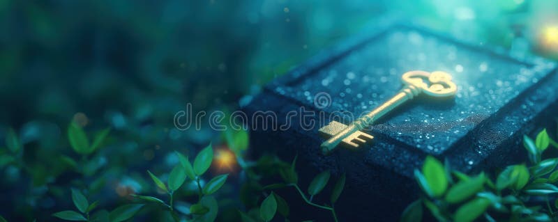Key Unlocking a Treasure Chest, Hidden Treasure, Adventure Concept ... Key Unlocking a Treasure Chest, Hidden Treasure, Adventure Concept ...