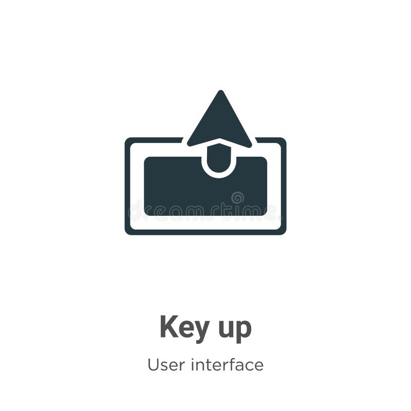 Up Arrow, Icon Symbol Or Arrow Key Stock Vector - Illustration of ...