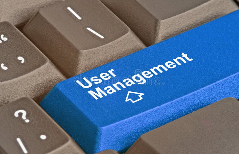 Key for user management stock image. Image of close - 120270767