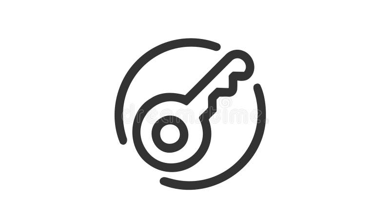 Key Vector Icon Isolated on White Background Stock Vector ...