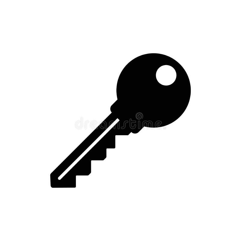 Key Vector Icon. Open House Key Icon. Key from the Lock Icon Stock ...