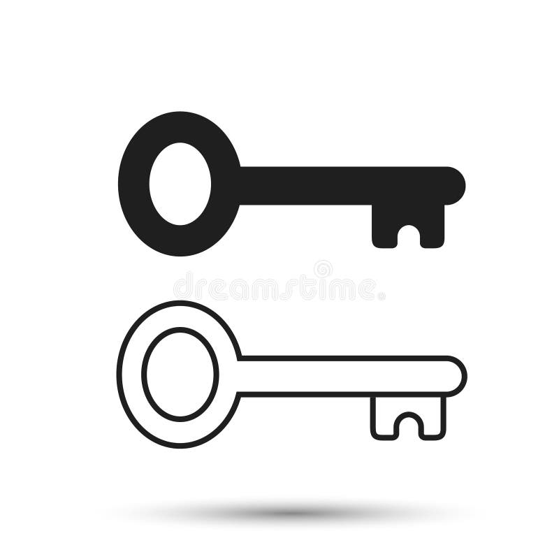 Key Vector Icon Set. Vector Isolated Simple Illustration Stock Vector ...