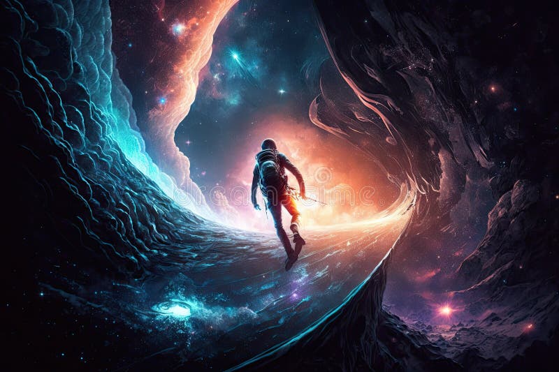 Key Visual Cinematic Pose Sensory Overload Surfing Stock Illustration ...