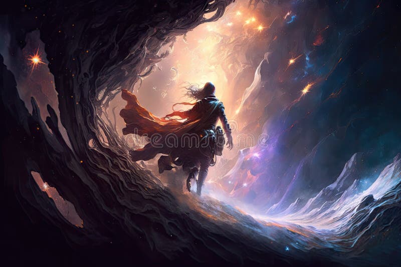 Key Visual Cinematic Pose Sensory Overload Surfing Stock Illustration ...