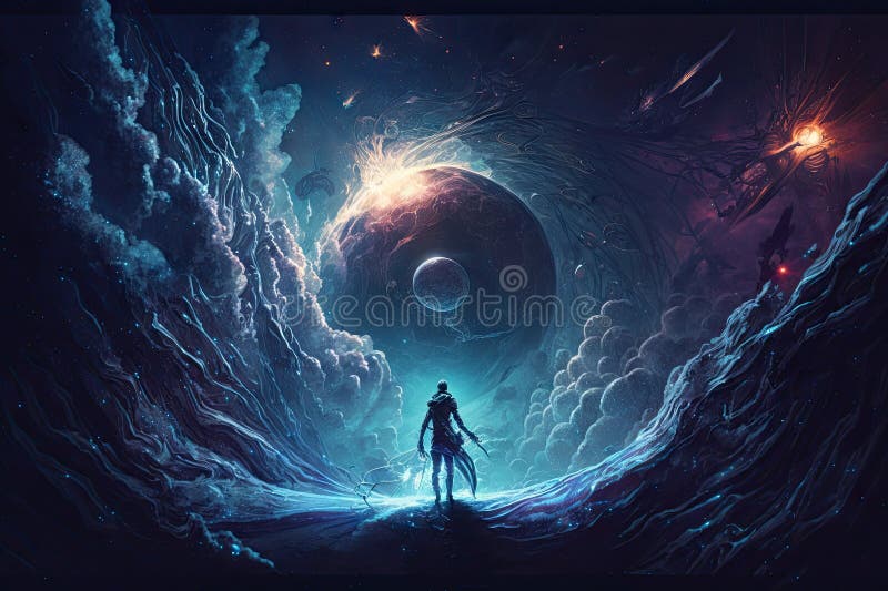 Key Visual Cinematic Pose Sensory Overload Surfing Stock Illustration ...