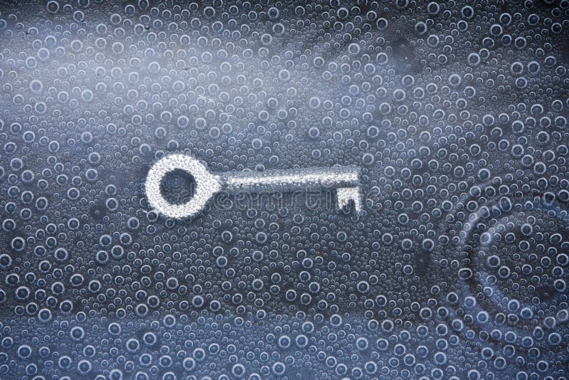 Key in water stock photo. Image of fresh, float, real - 13127416