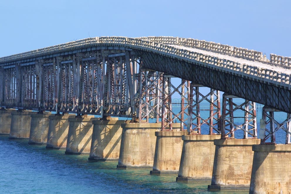 Key West bridge stock photo. Image of florida, ruin, tourism - 8328264