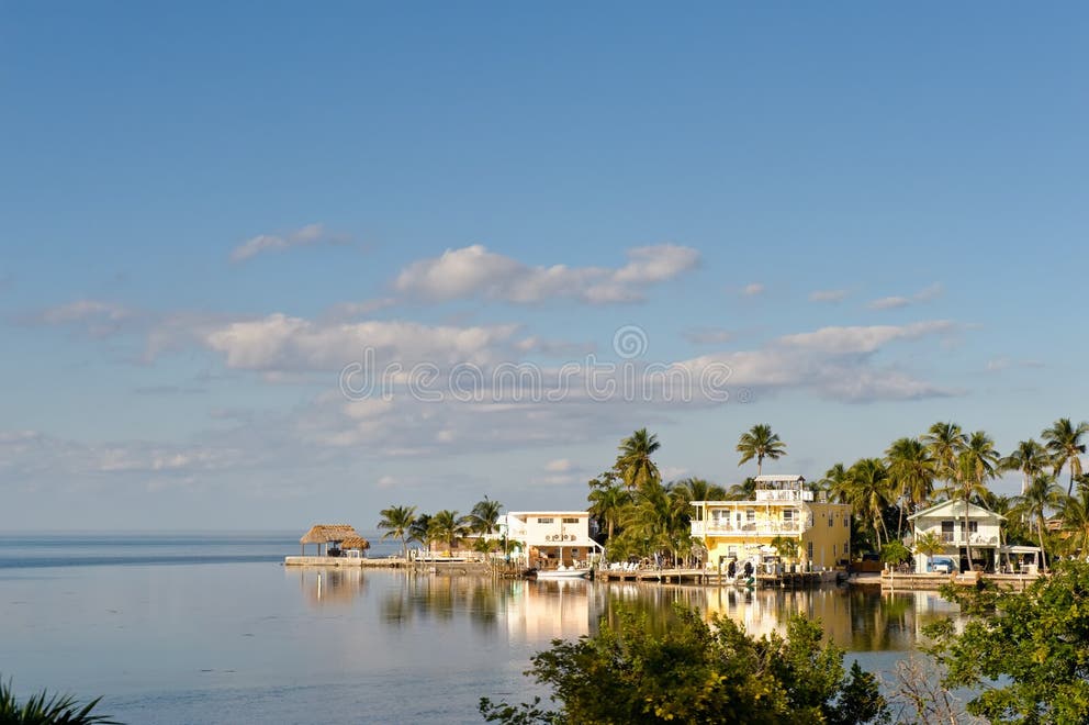 Key West coast stock image. Image of cloud, house, shoreline - 9115877