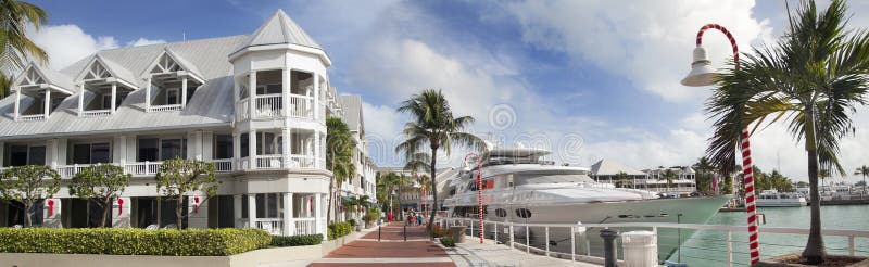 Key West harbor, Florida stock image. Image of boats - 66870583