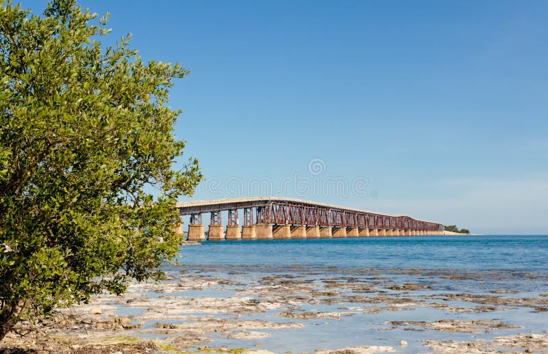 Key West island bridge stock image. Image of scenic, spans - 9115797