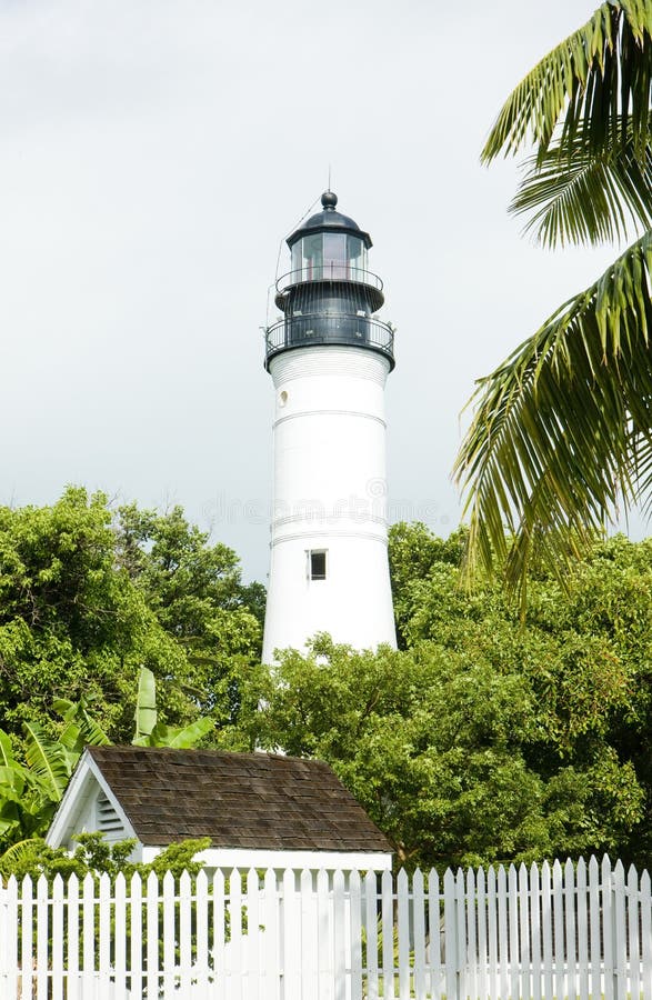 The Key West Lighthouse, Florida Keys, Florida, USA Stock Photo - Image ...