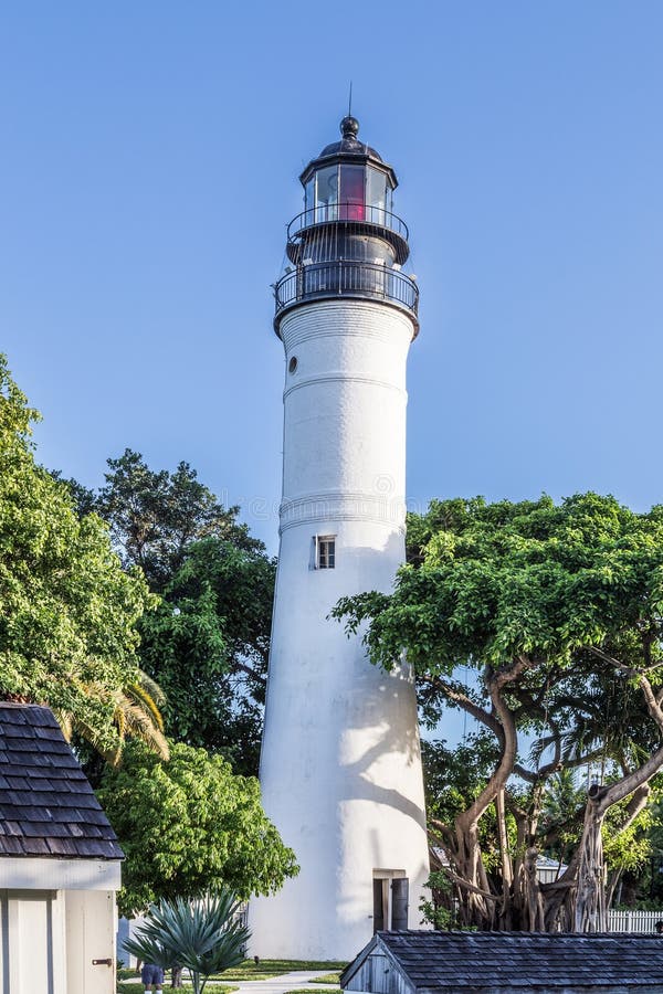 The Key West Lighthouse, Florida, USA Stock Image - Image of outdoor ...