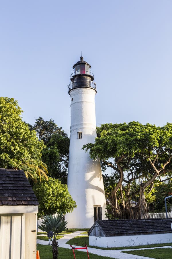 The Key West Lighthouse, Florida, USA Stock Photo - Image of florida ...