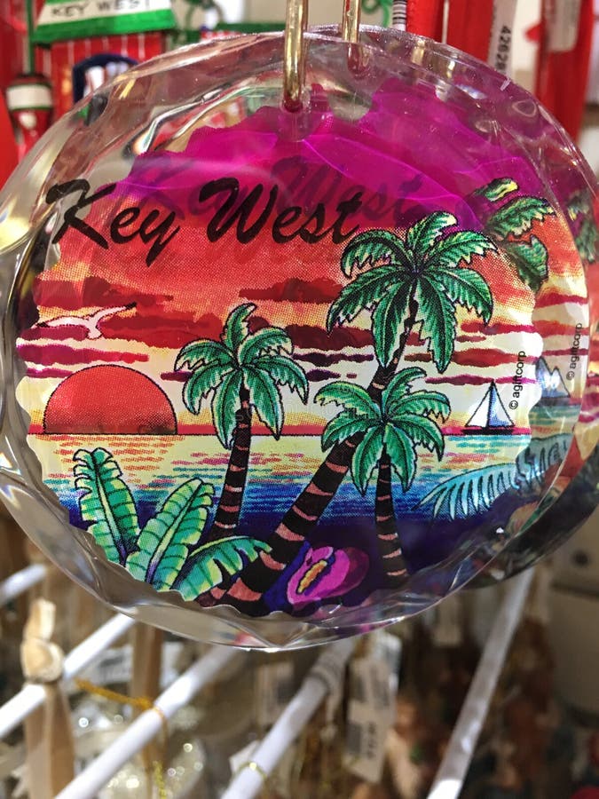 Key west palmier sun sea stock photo. Image of shop, deco - 95796872