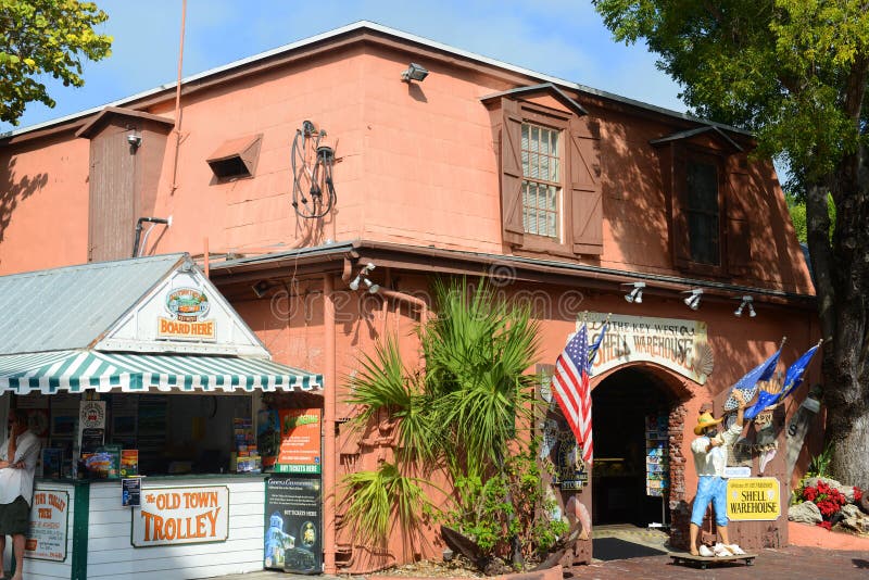 Key West Shell Warehouse, Florida, USA Editorial Photography - Image of ...