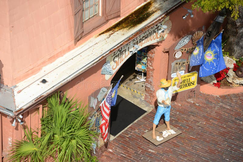 Key West Shell Warehouse, La Floride, Etats-Unis Photographie éditorial ...