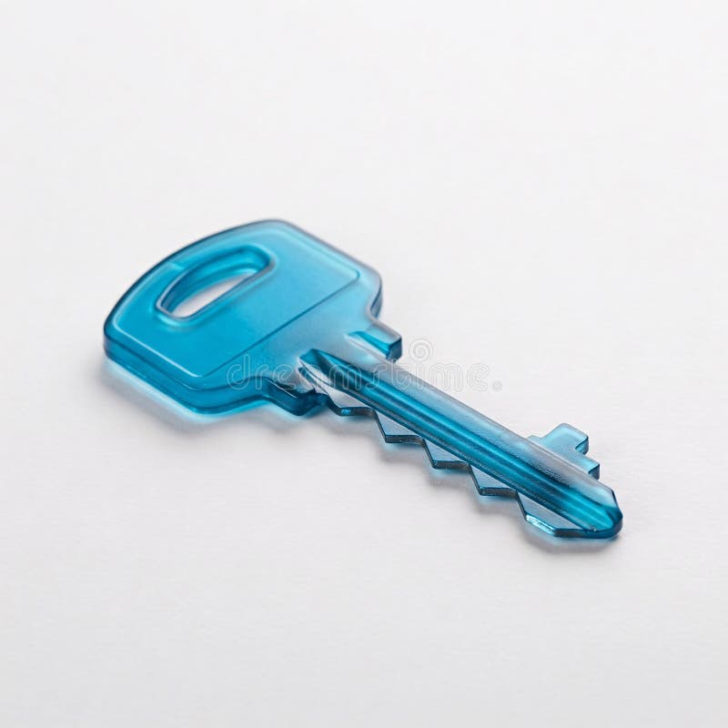 Blue Translucent Plastic Key Stock Illustrations – 2 Blue Translucent ...