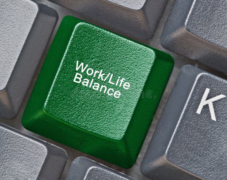 Key for work/life balance stock photo. Image of green - 83368674