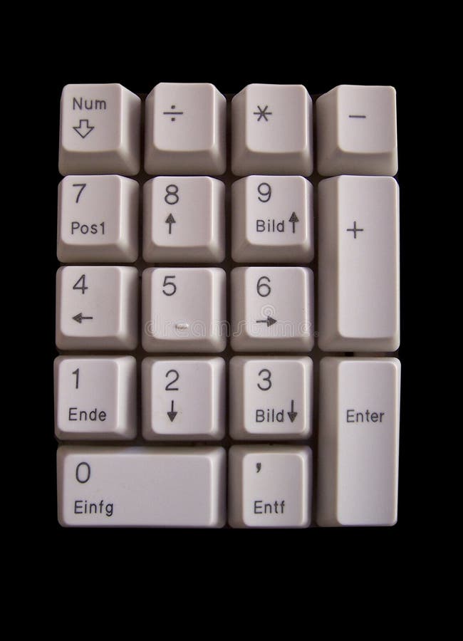 Keyboard stock image. Image of isolated, enter, number - 1339083