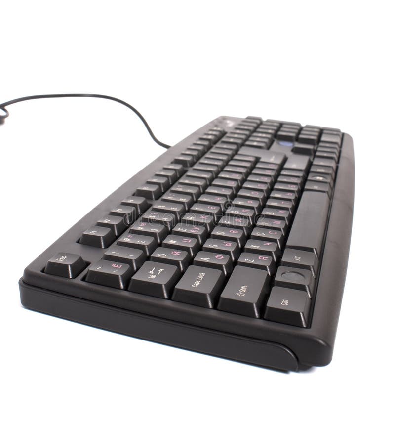 Keyboard on white stock photo. Image of black, access - 3938210