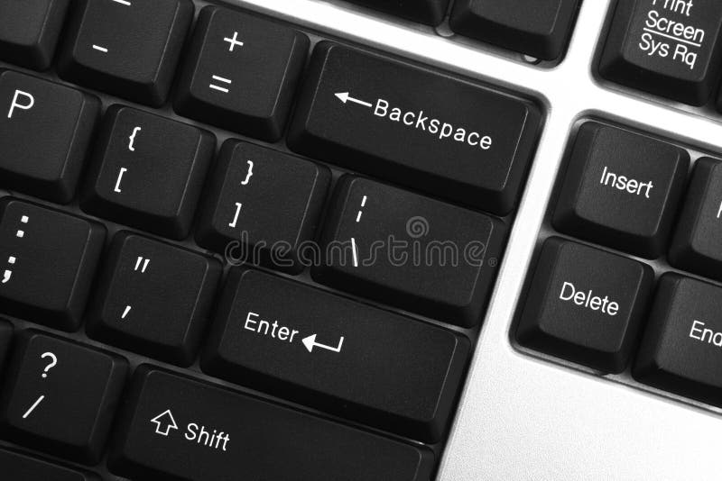 Backspace Key stock image. Image of restart, backup, undo - 84322579