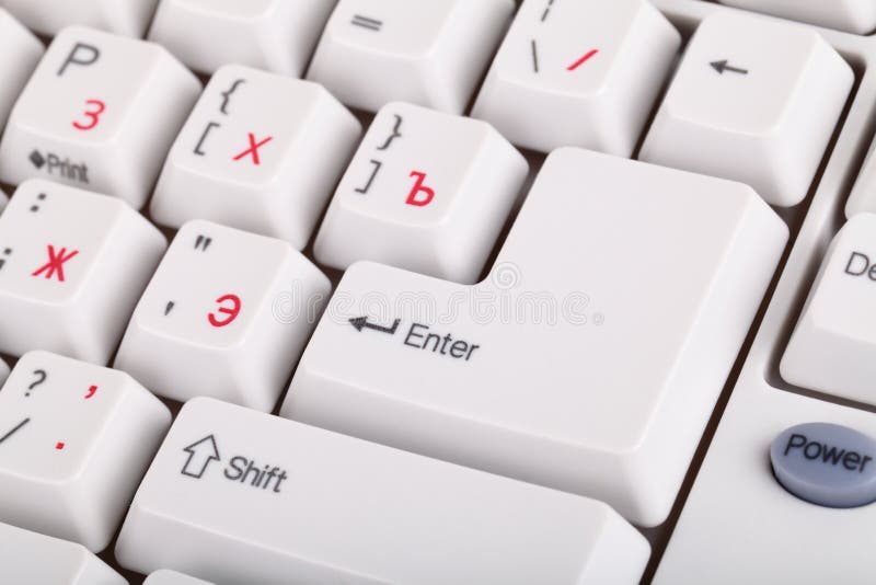 Stack of Black and White Computer Keyboard Keys Stock Photo - Image of ...