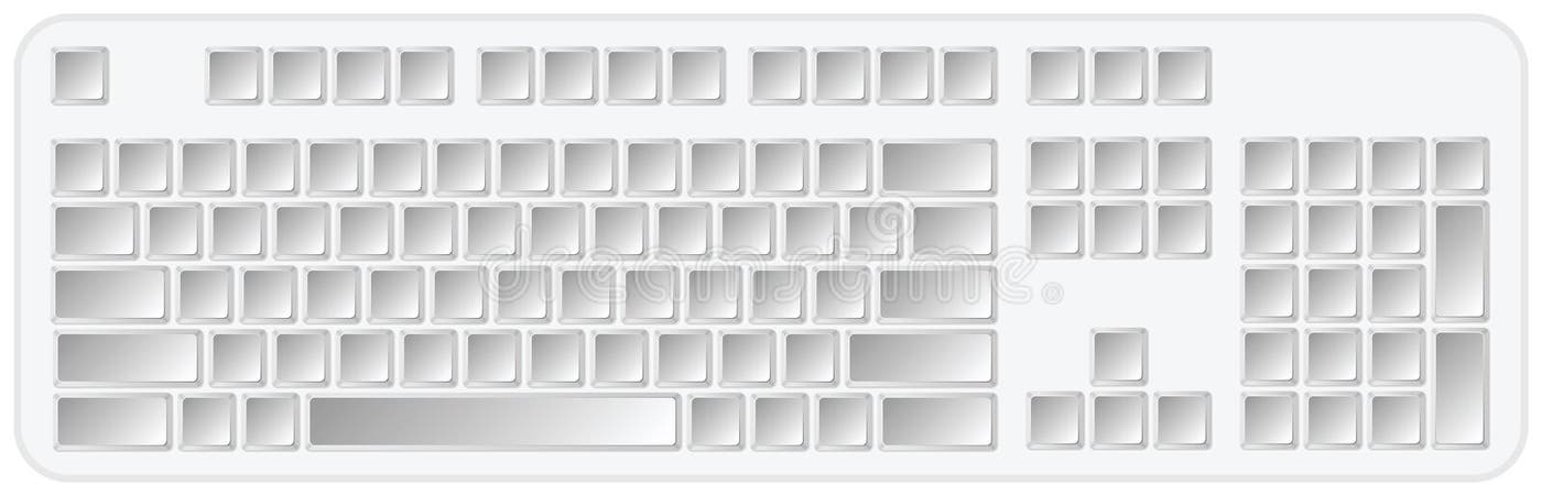 Blank Keyboard Layout Stock Illustrations – 1,931 Blank Keyboard Layout ...