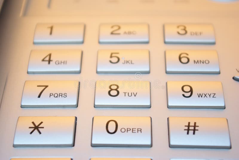 Telephone keyboard stock photo. Image of global, pulse - 3446966
