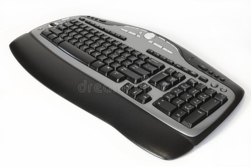 Keyboard stock image. Image of black, white, isolated - 3152265
