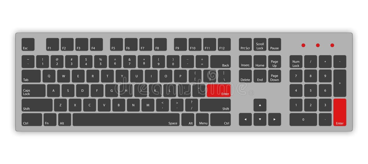 Numeric Keypad Keyboard Stock Illustrations 265 Numeric Keypad Keyboard Stock Illustrations